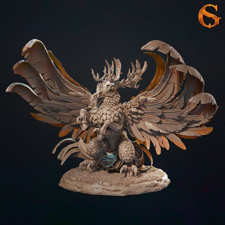 3D Printable Peryton The Demon Deer | Pre-Supported by SolGood Creations